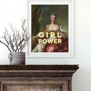 Girl Power Poster Printable Wall Art Feminist Print - Etsy