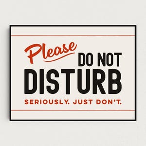 Do Not Disturb Sign Office Decor, PRINTABLE Desk or Cubicle Art for Men ...