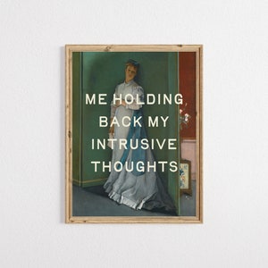 Funny Self Care Poster, Mental Health Quote, Printable Wall Art Decor ...