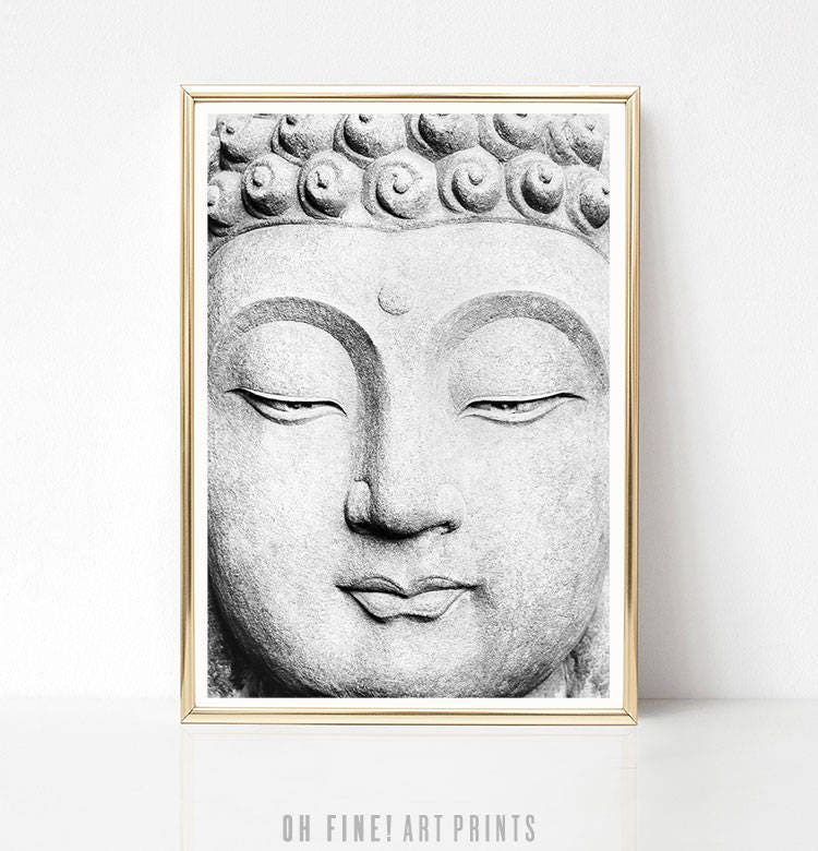 Buddha Statue Boho Wall Decor Meditation Gift Home Yoga | Etsy
