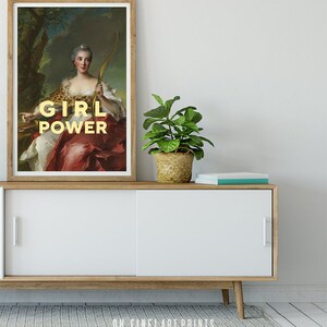 Girl Power Poster Printable Wall Art Feminist Print - Etsy