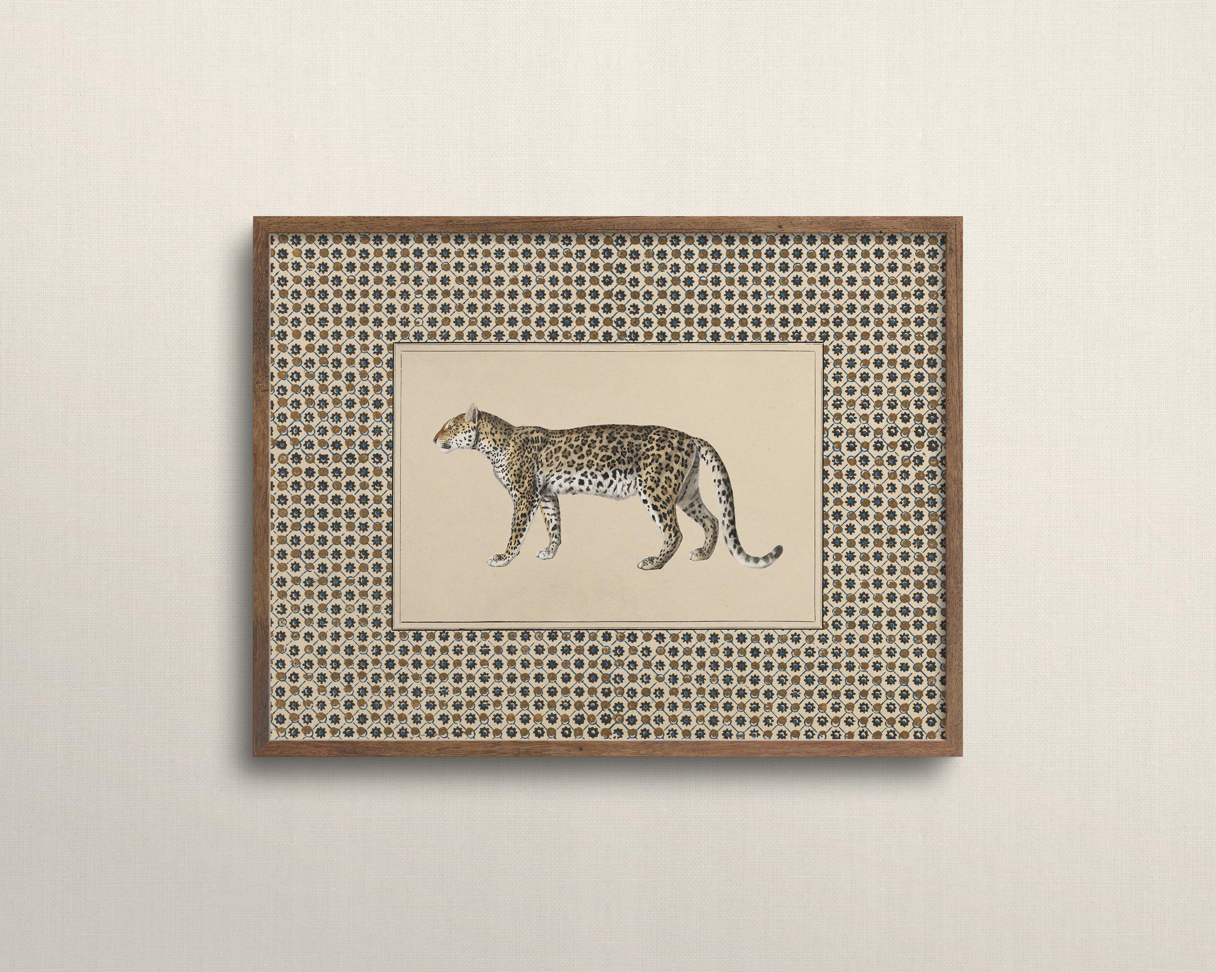 Vintage Leopard Wall Art, Boho Cheetah Print, Maximalist Animal Decor ...