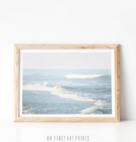 Ocean Print Beach Print Large Wall Art Landscape Print | Etsy