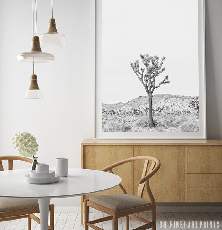 Joshua Tree Print Printable Art Cactus Print Boho Wall Art - Etsy