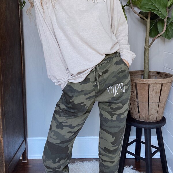 Camo Monogram - Etsy