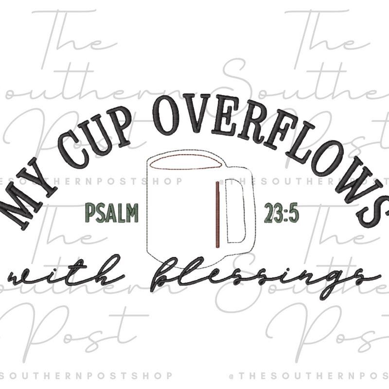 My Cup Overflows - Etsy