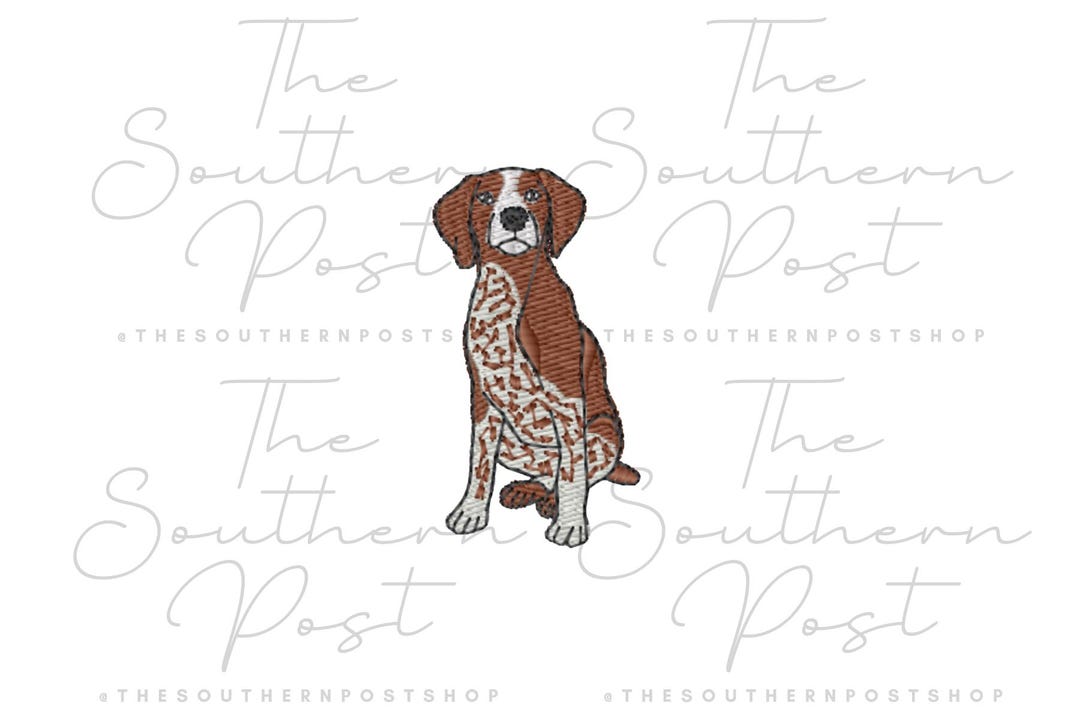 German Shorthair Pointer Icon Embroidery Download - Etsy