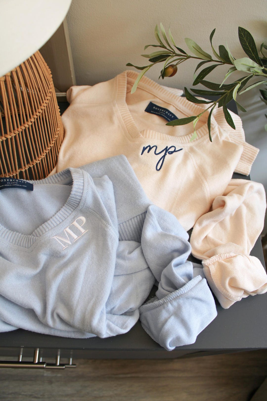 Nantucket Monogrammed Sweater -- Lightweight Sweater, Classic Monogram ...