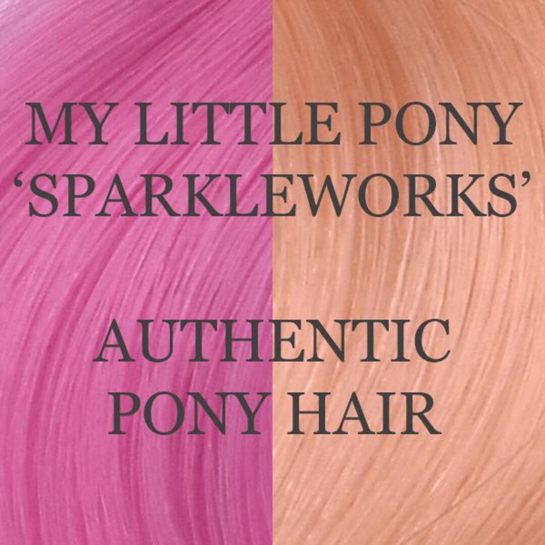 My Little Pony "sparkleworks" Nylon "filo" Doll Hair From the Original ...