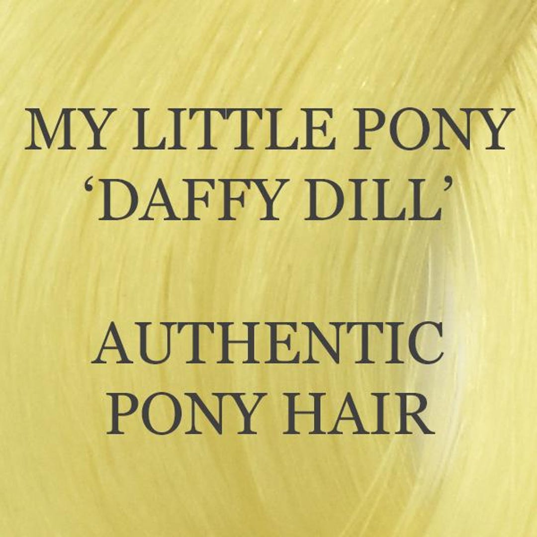 My Little Pony "daffy Dill" Nylon "filo" Doll Hair From the Original ...
