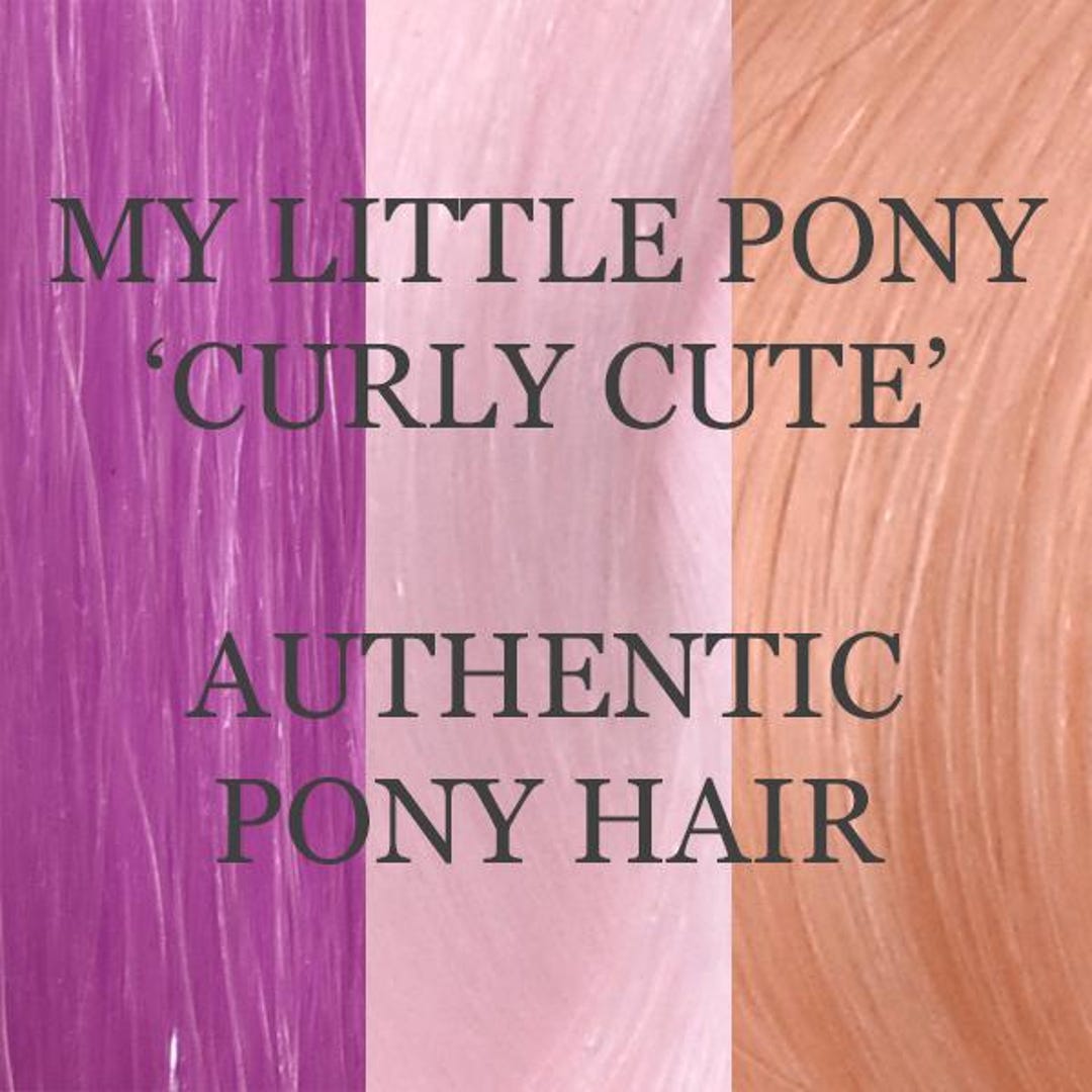 My Little Pony "curly Cute" Nylon "filo" Doll Hair From the Original ...