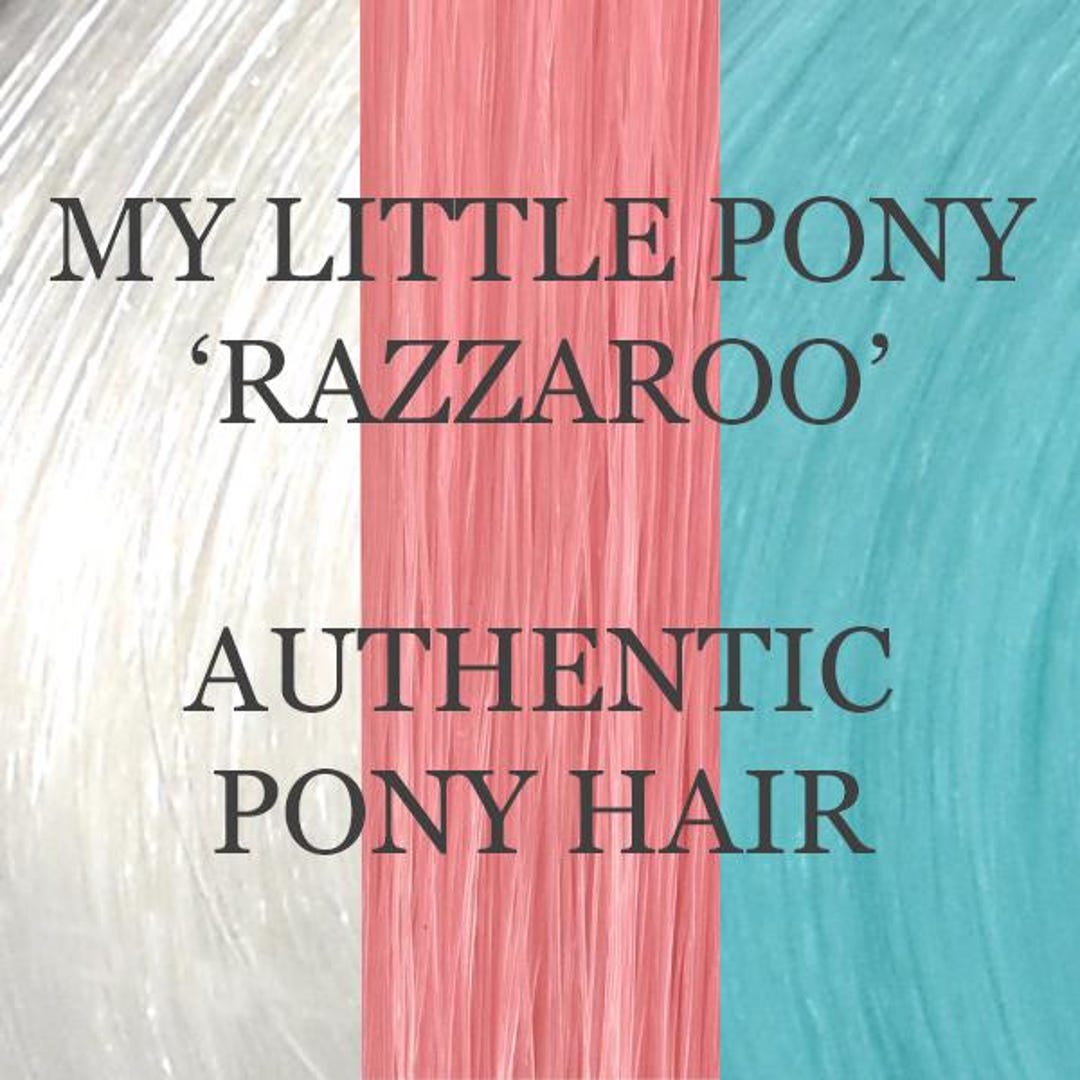 My Little Pony "razzaroo" Nylon "filo" Doll Hair From the Original ...