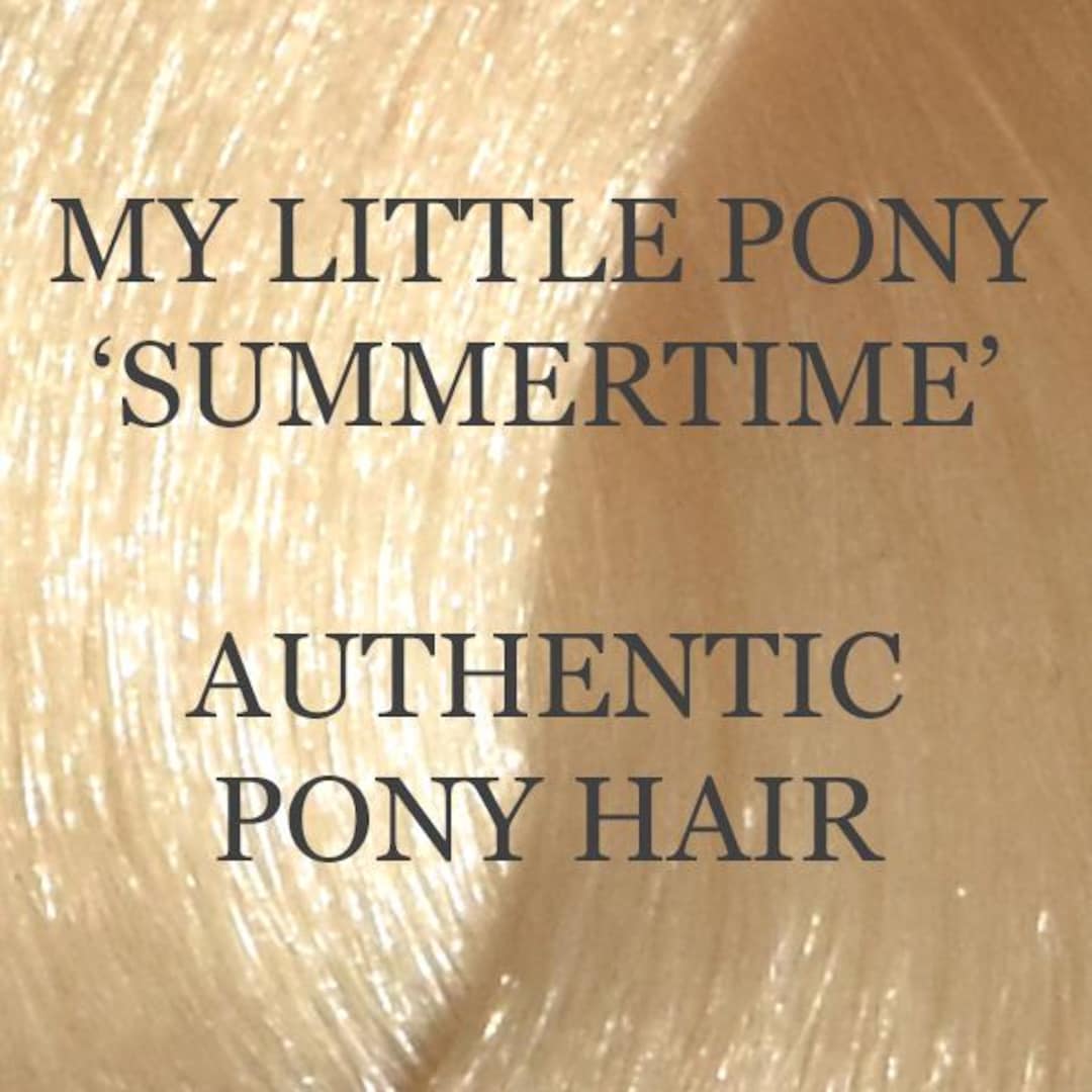 My Little Pony "summertime" Nylon "filo" Doll Hair From the Original ...