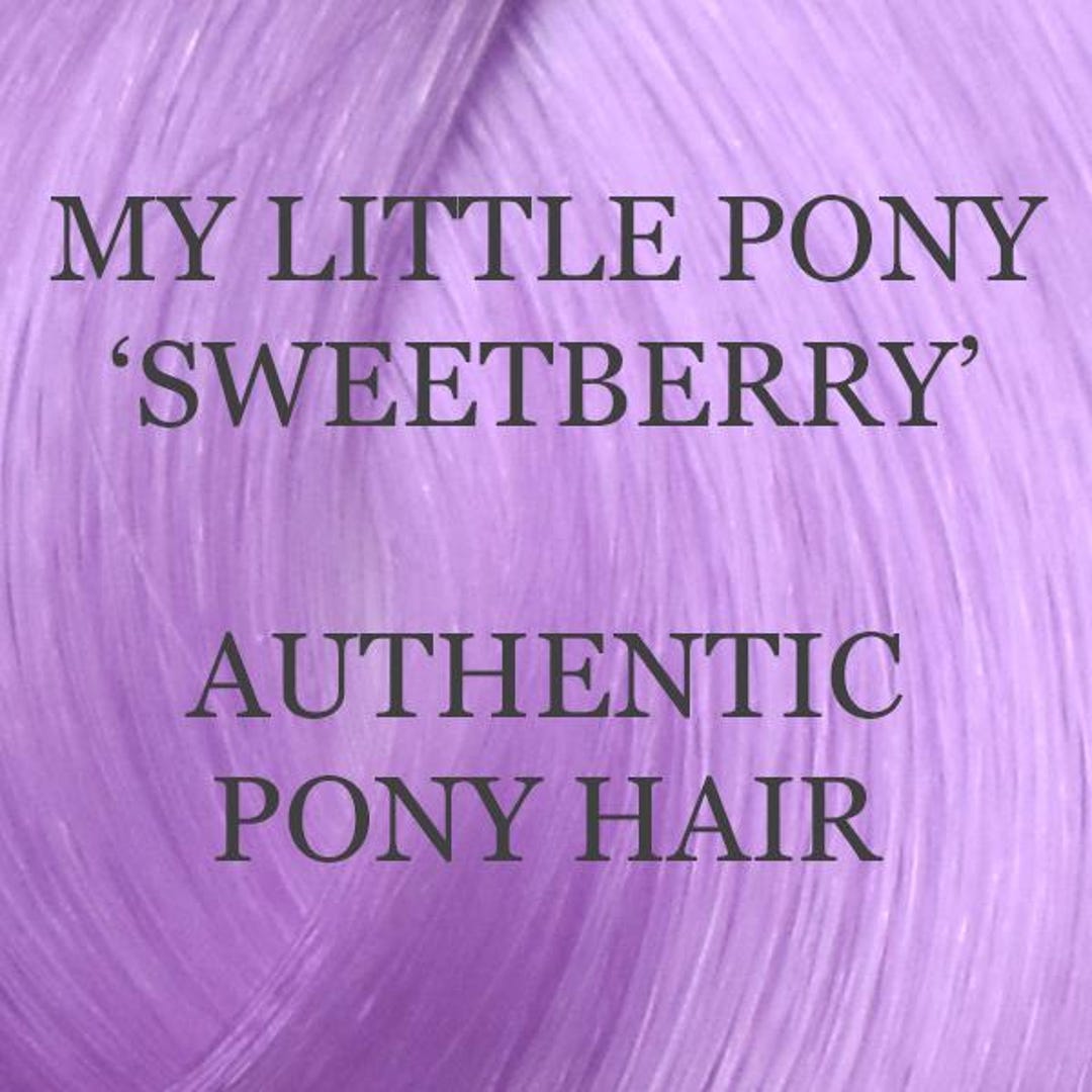 My Little Pony "sweetberry" Nylon "filo" Doll Hair From the Original ...
