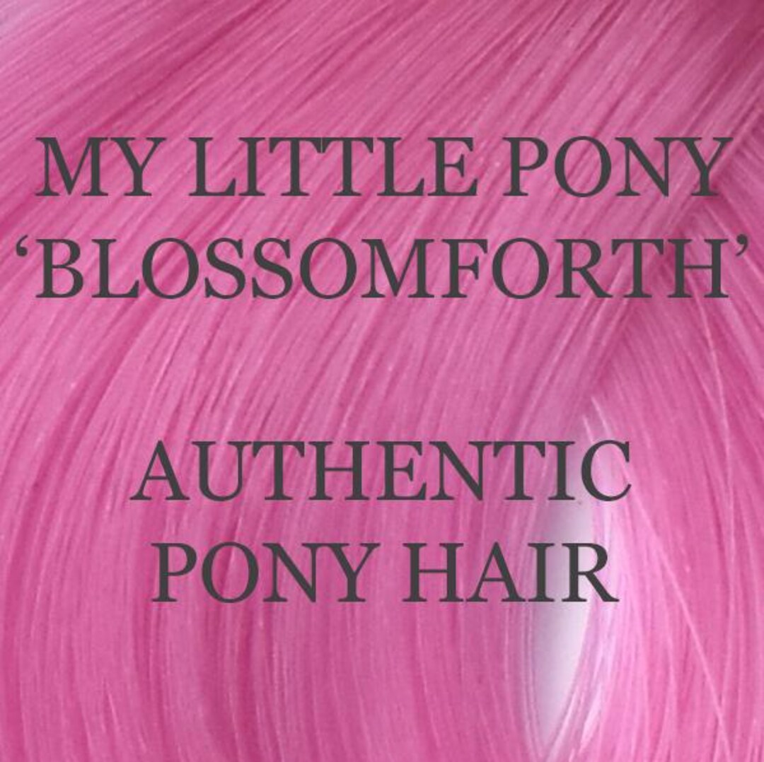 My Little Pony "blossomforth" Nylon "filo" Doll Hair From the Original ...