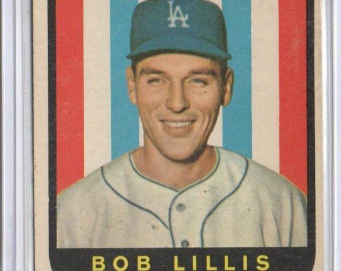 BOB LILLIS RC 1959 Topps #133 Baseball Card - Los Angeles Dodgers - Etsy