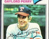 GAYLORD PERRY 1977 Topps 152 Baseball Card Texas Rangers - Etsy