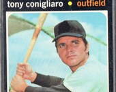 TONY CONIGLIARO 1971 Topps 105 Baseball Card California - Etsy