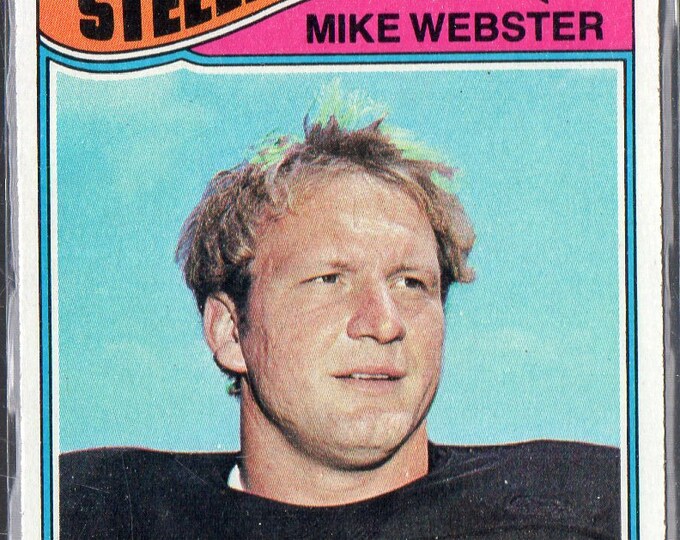 MIKE WEBSTER RC 1977 Topps 99 Football Card Pittsburgh - Etsy