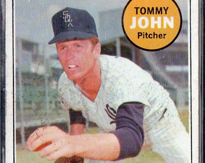 TOMMY JOHN 1969 Topps #465 Baseball Card - Chicago White Sox - Etsy