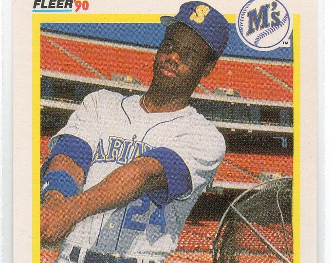 KEN GRIFFEY JR 1990 Fleer #513 Baseball Card - Seattle Mariners - Etsy