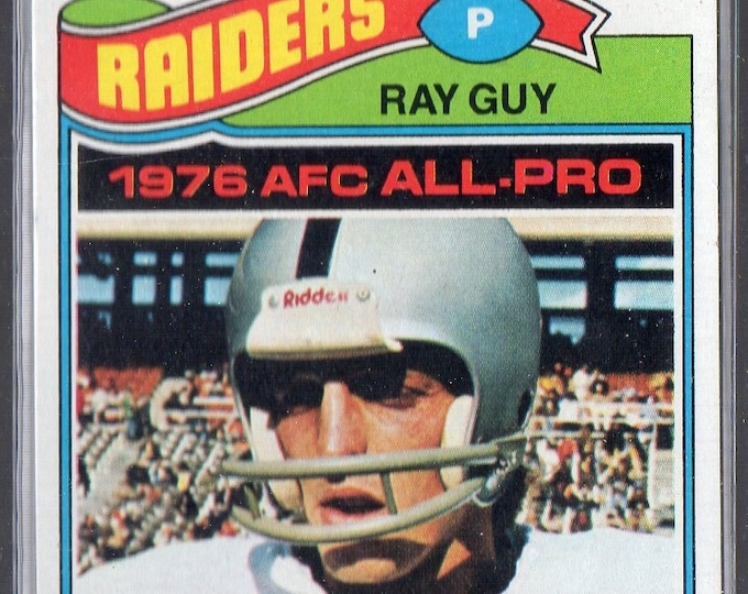 RAY GUY 1977 Topps #320 Football Card - Oakland Raiders - Etsy