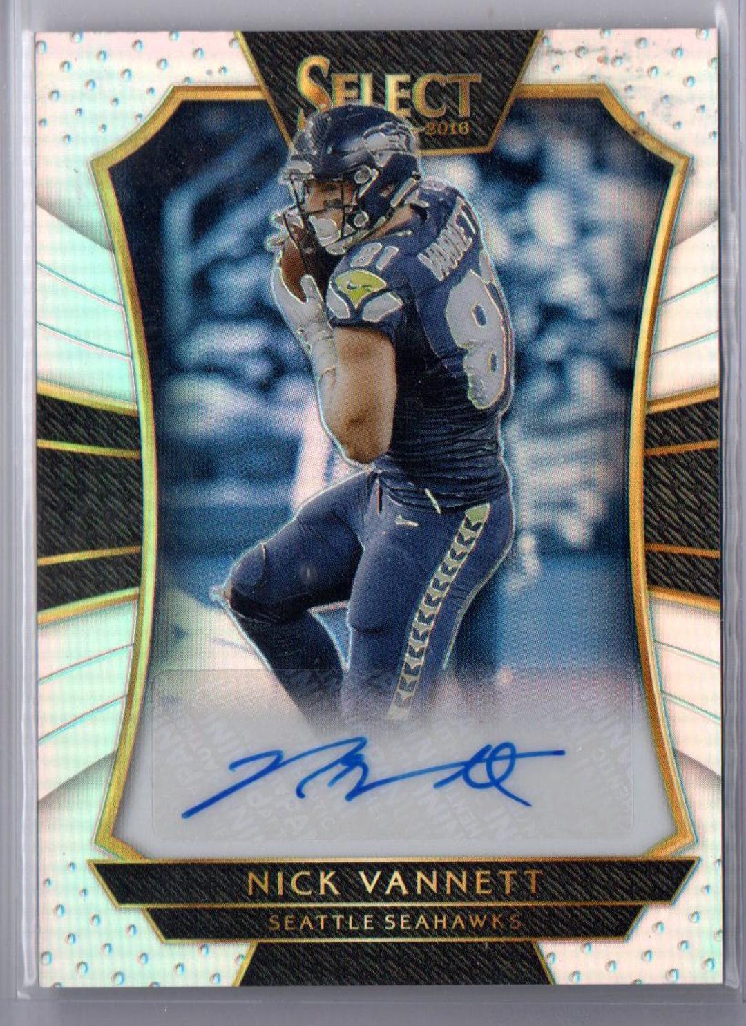 NICK VANNETT RC 2016 Panini Select Rookie Signatures Autograph Prizm ...