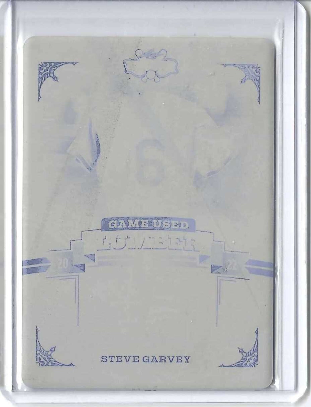 STEVE GARVEY 2022 Leaf Lumber #1/1 Printing Plate Baseball Card - Los ...