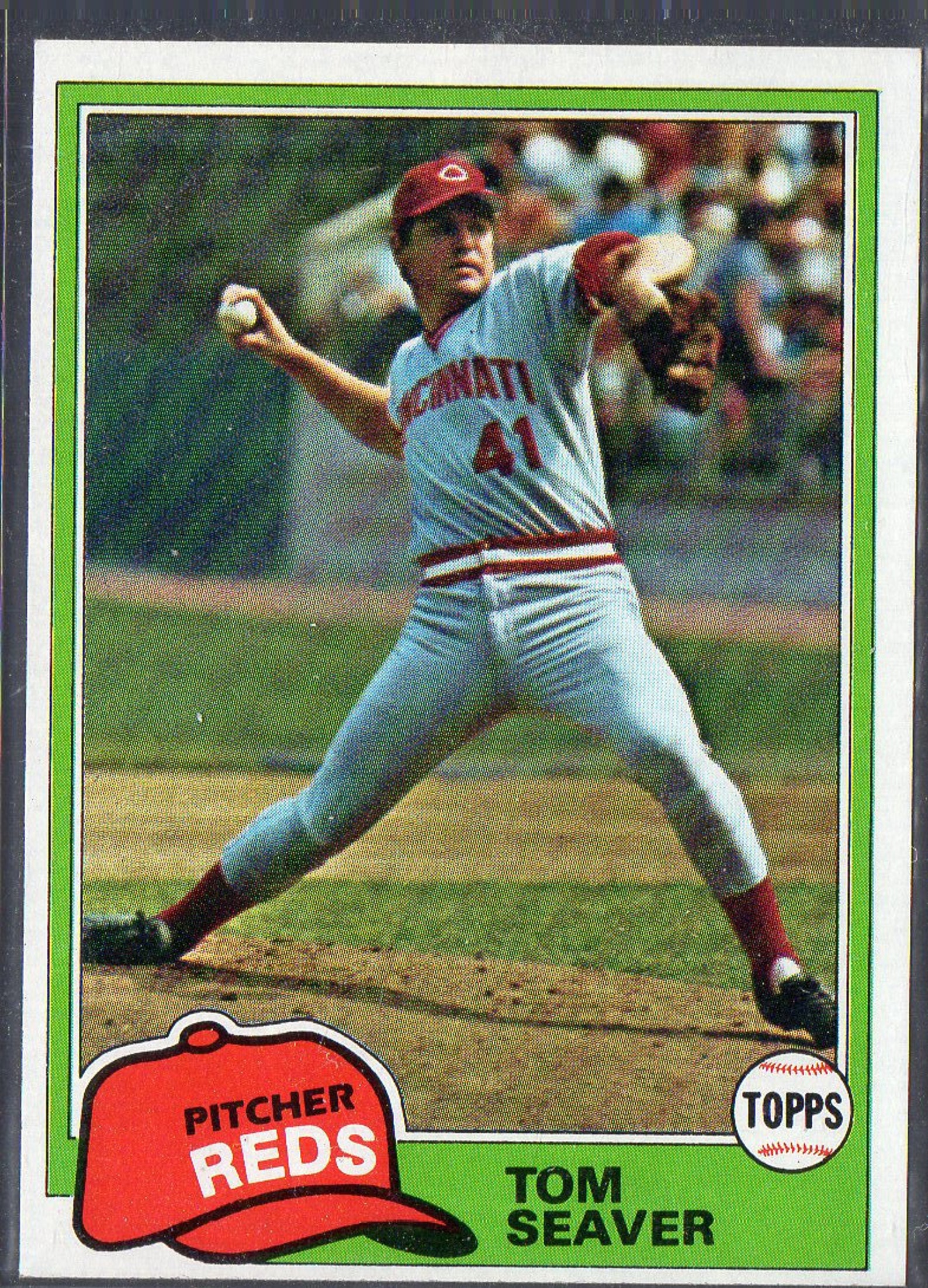 TOM SEAVER 1981 Topps 220 Baseball Card Cincinnati Reds - Etsy