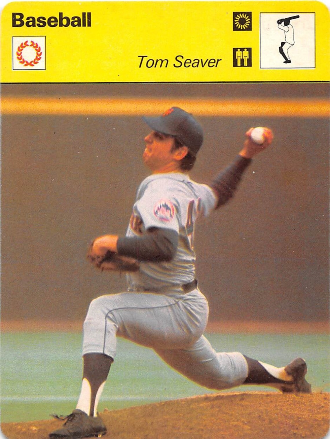 TOM SEAVER 1977 Editions Rencontre Sportscasters Card New - Etsy