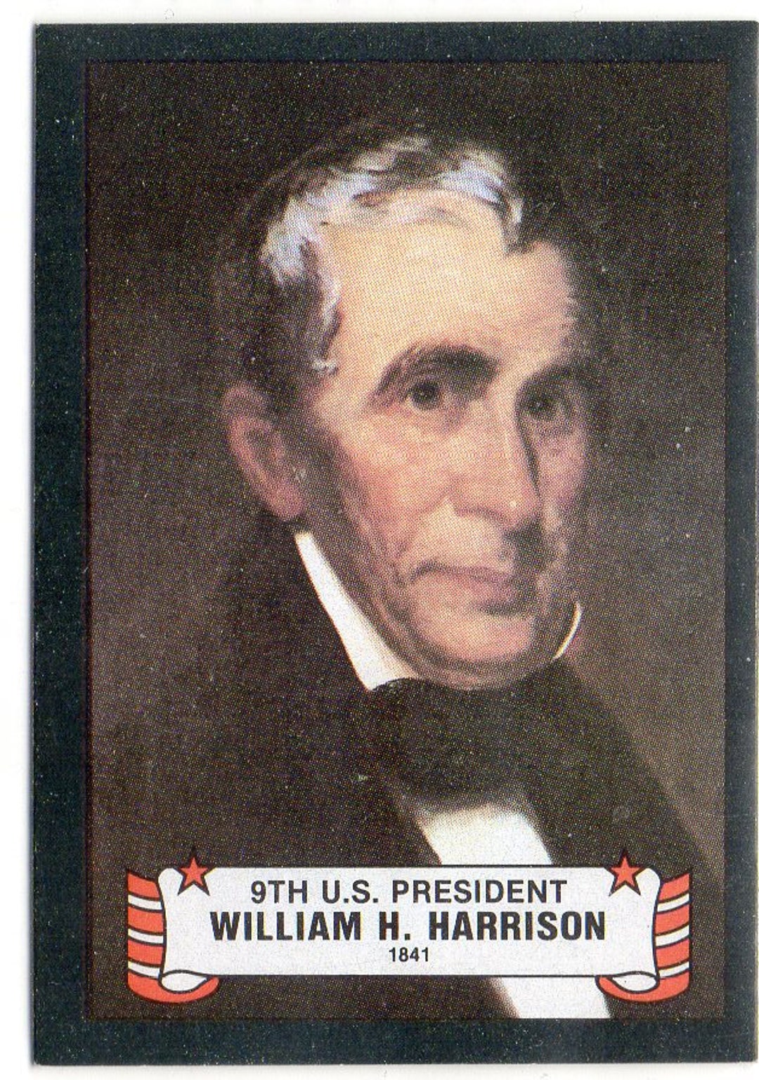 WILLIAM HENRY HARRISON 1980 Kellogg's Presidents #9 Collectible Card - Etsy
