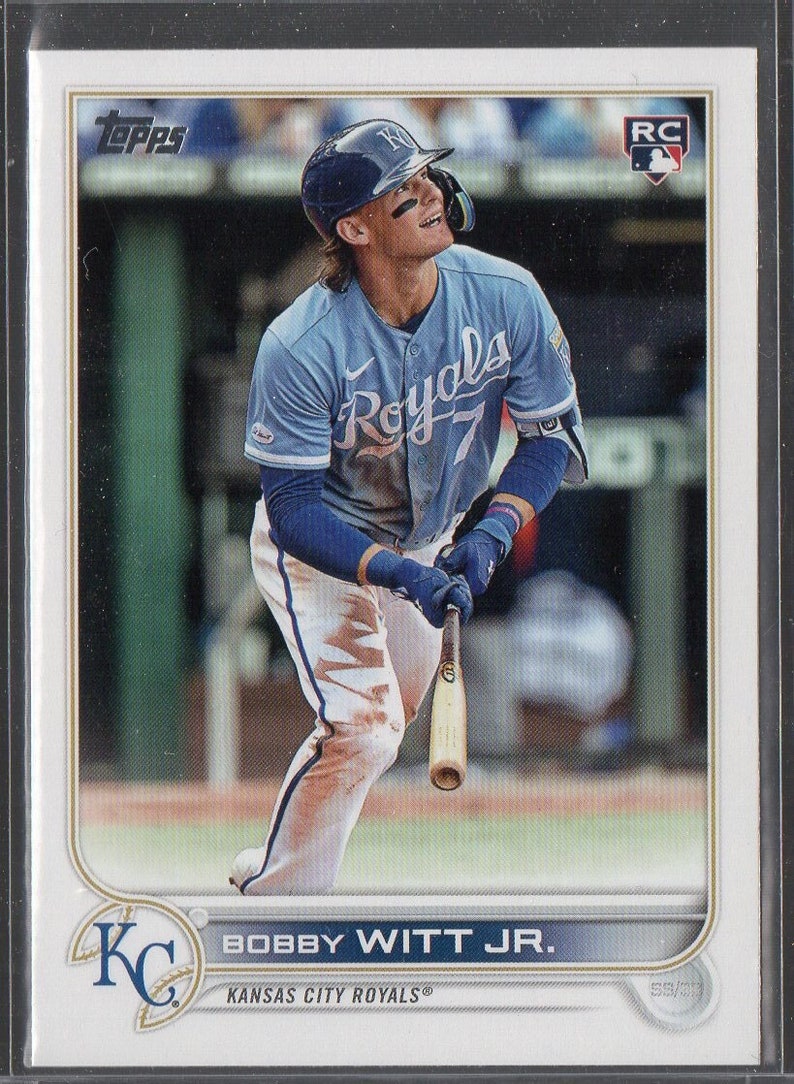 BOBBY WITT Jr RC 2022 Topps Update 100 Baseball Card Kansas - Etsy