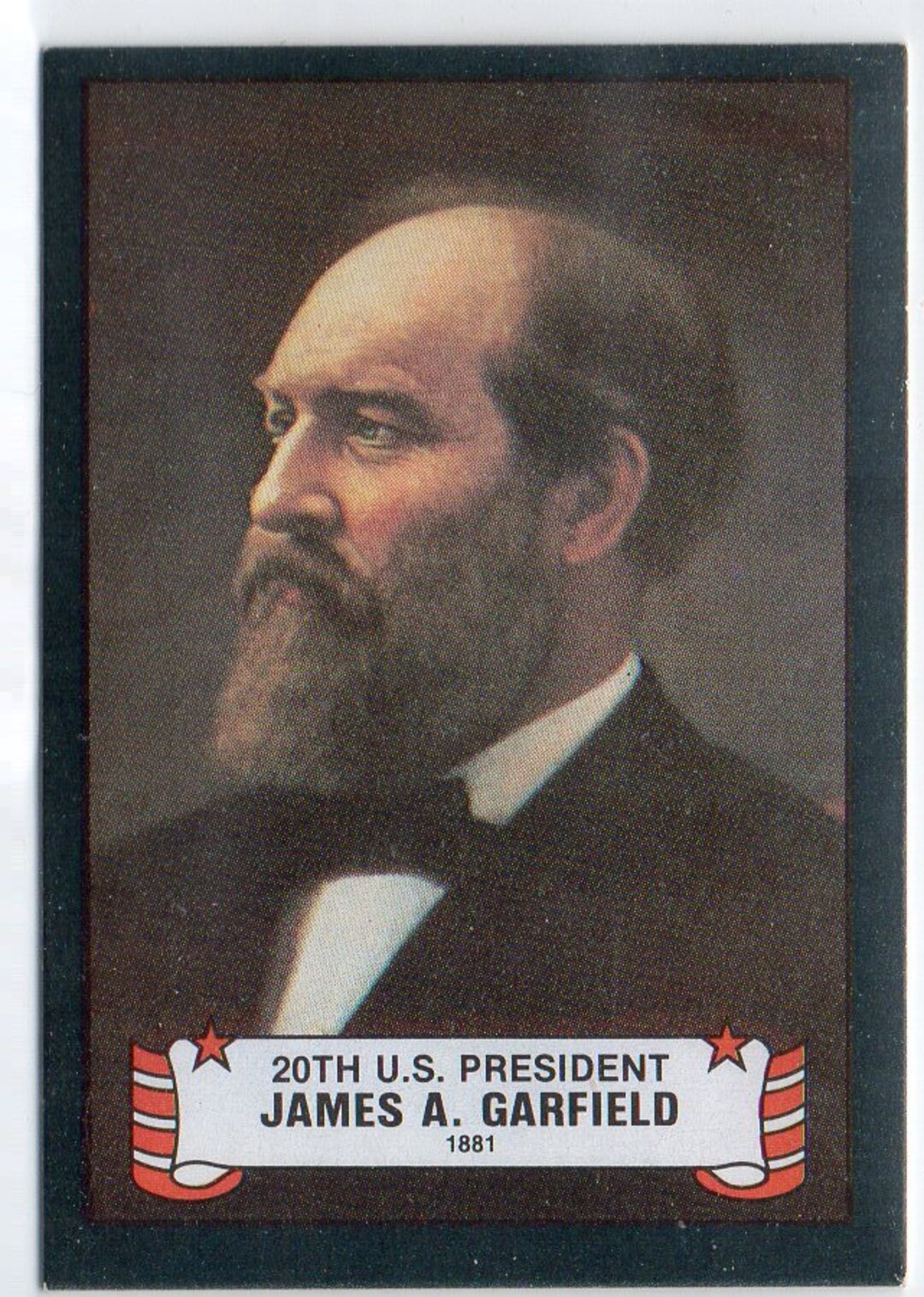 JAMES GARFIELD 1980 Kellogg's Presidents #20 Collectible Card - Etsy