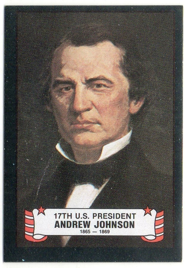 ANDREW JOHNSON 1980 Kellogg's Presidents 17 Collectible - Etsy