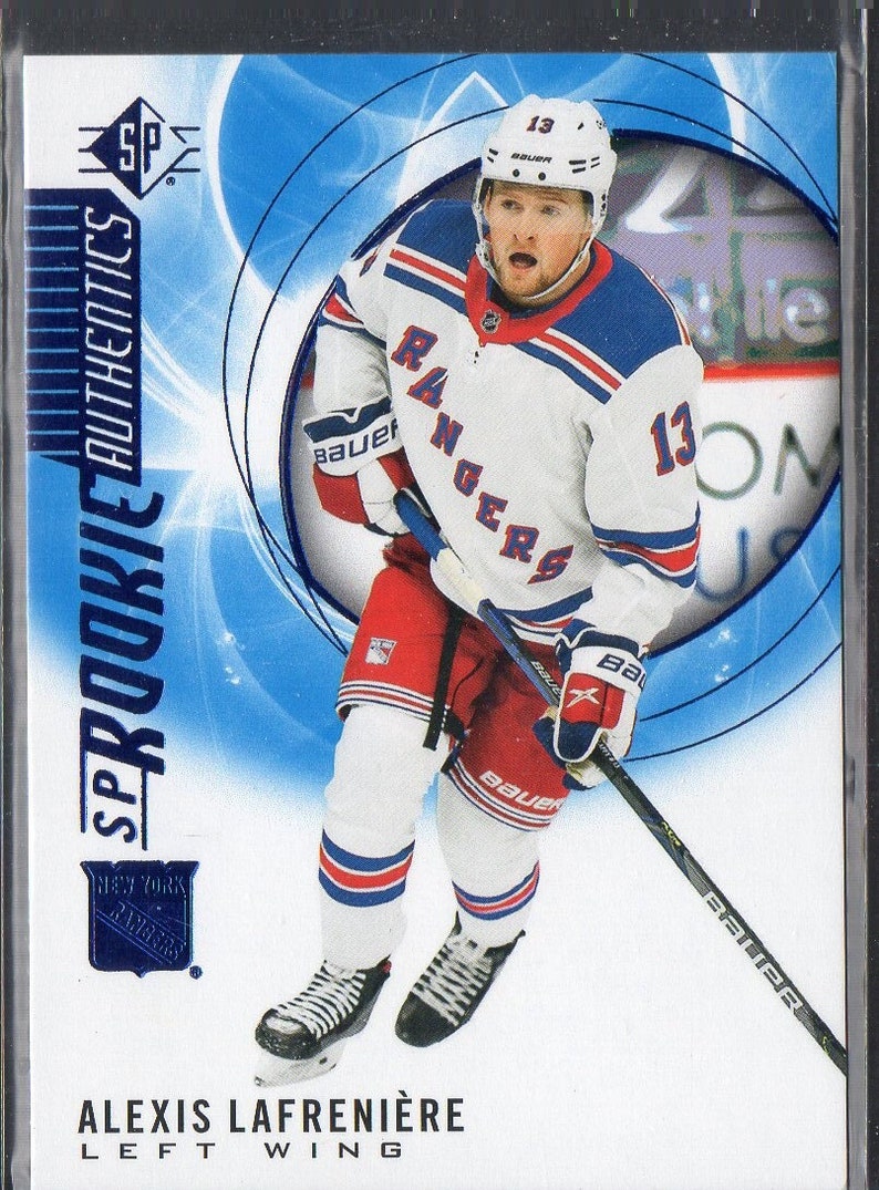 ALEXIS Lafreniere RC 2020 SP Blue 101 Hockey Card New York Rangers - Etsy