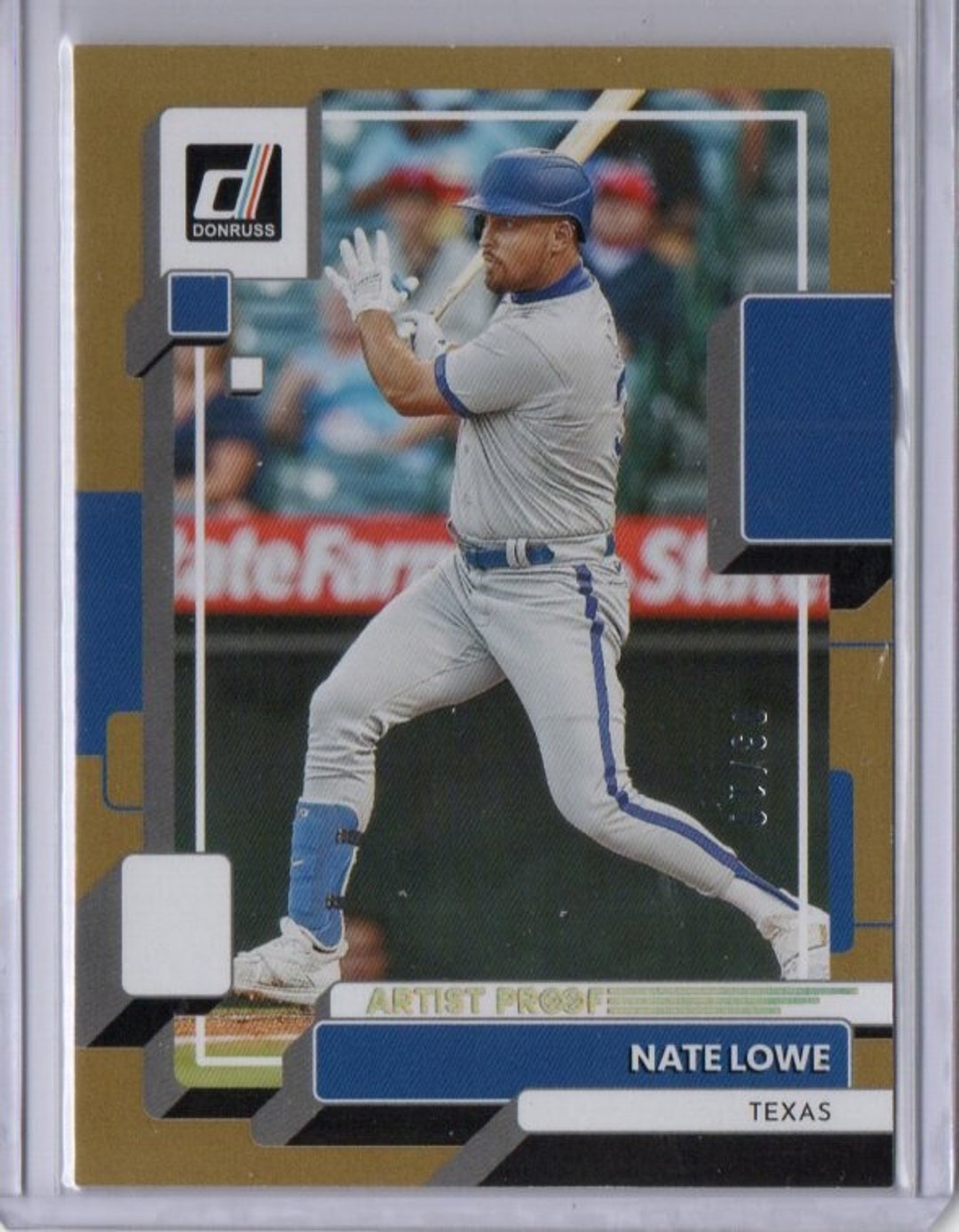 NATHANIEL LOWE 2022 Donruss #216 Artist Proof Parallel Baseball Card ...