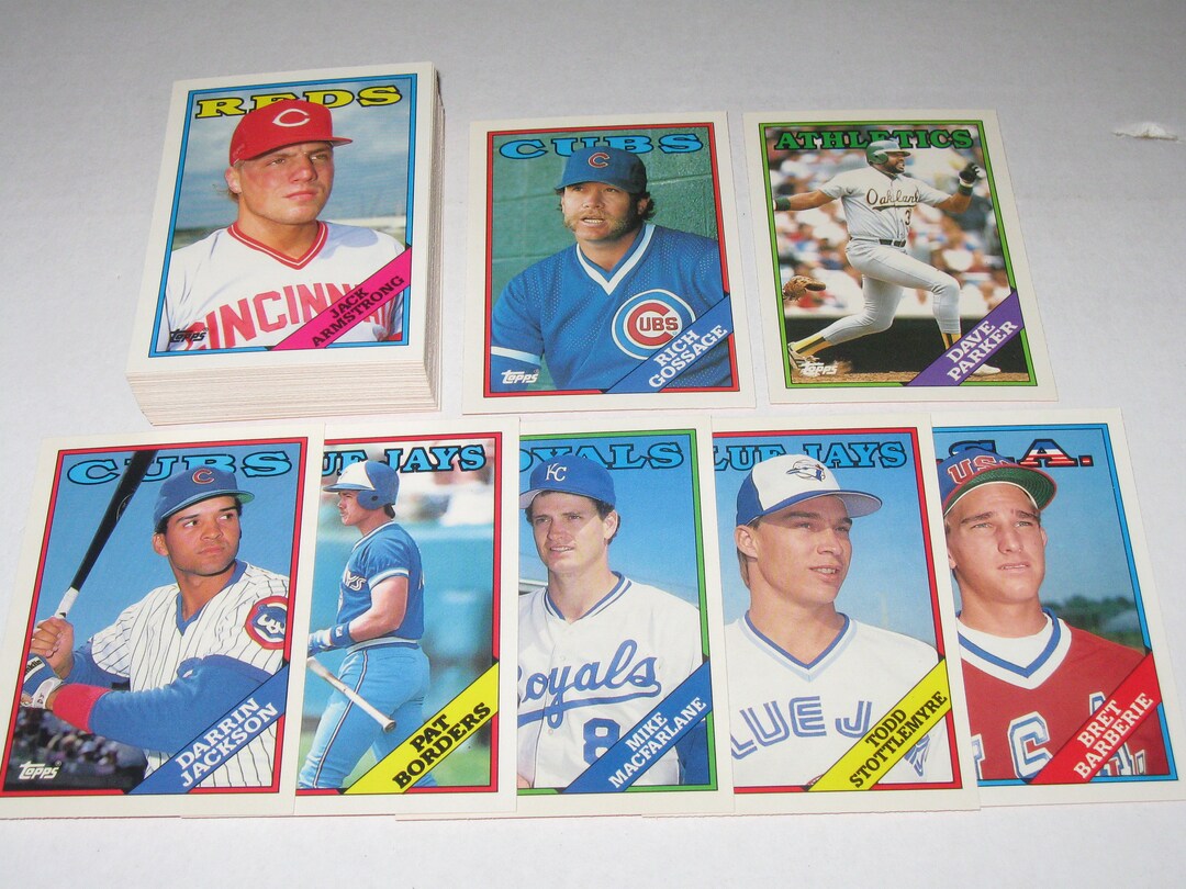 1988 Topps Traded GLOSSY/TIFFANY Parallel Baseball Cards (45) Lot A - Etsy