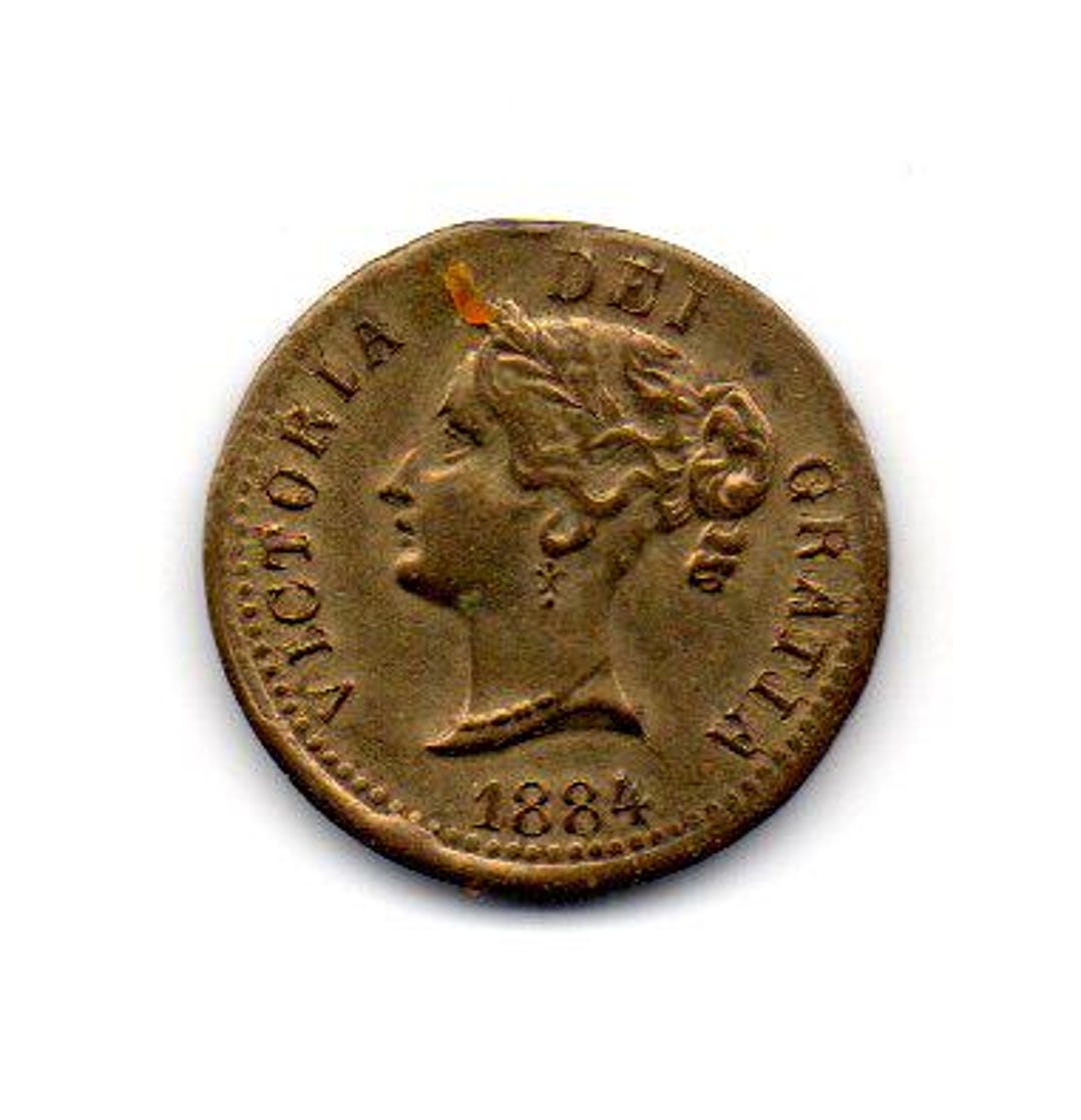 QUEEN VICTORIA 1884 Great Britain Brass Token - Etsy