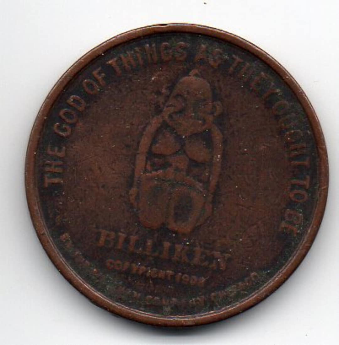 BILLIKEN 1908 Good Luck Coin Token Chicago IL - Etsy