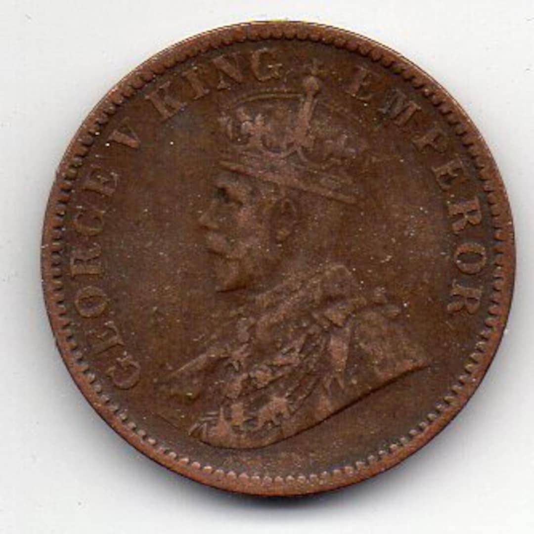 KING GEORGE V 1933 India 1/4 Anna Coin - Etsy