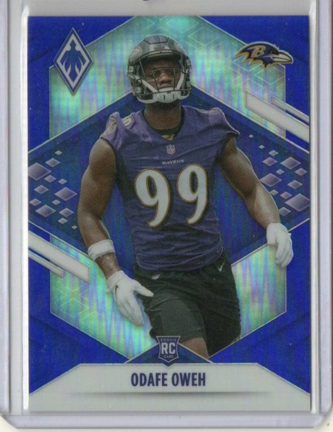 ODAFE OWEH RC 2021 Panini Phoenix #156 Purple Prizm Parallel Football ...
