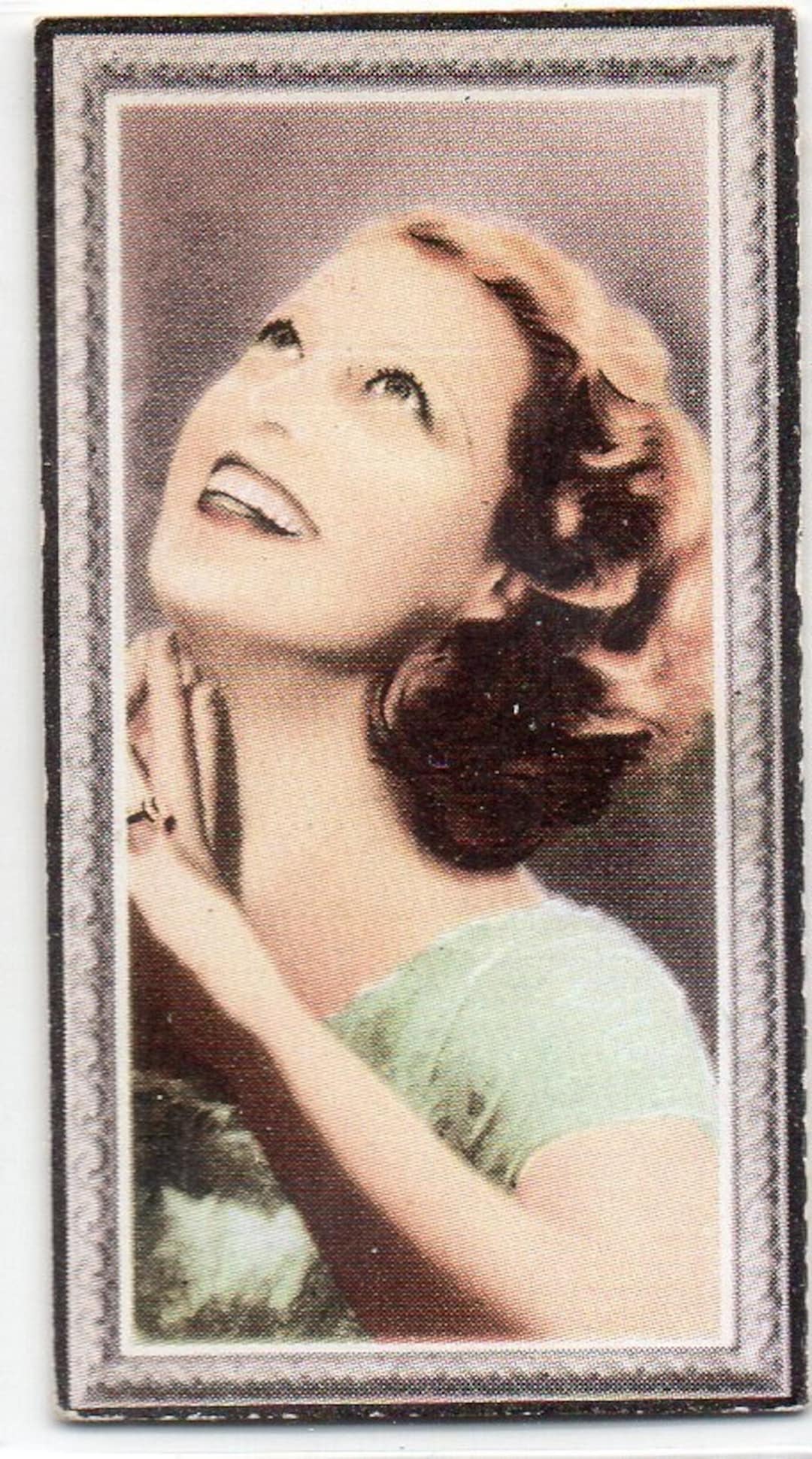 JEANETTE MACDONALD 1936 Phillips Stars of the Screen #31 Cigarette Card ...