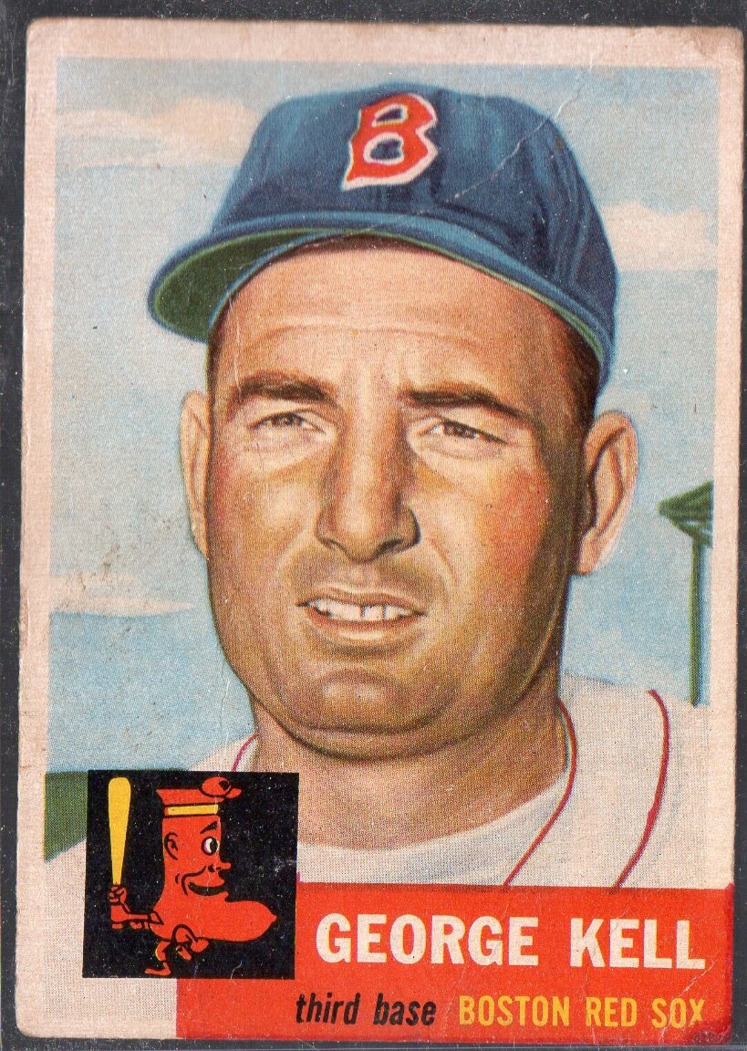 GEORGE KELL 1953 Topps 138 Baseball Card Low Grade Boston - Etsy