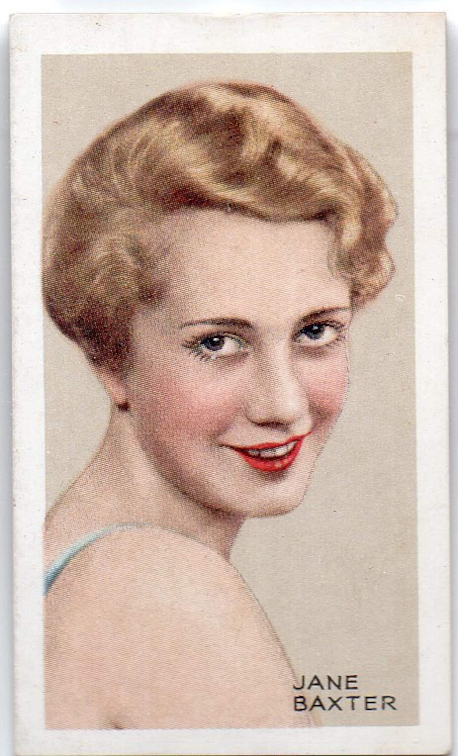 JANE BAXTER 1935 Gallaher Stars of Screen & Stage 37 - Etsy