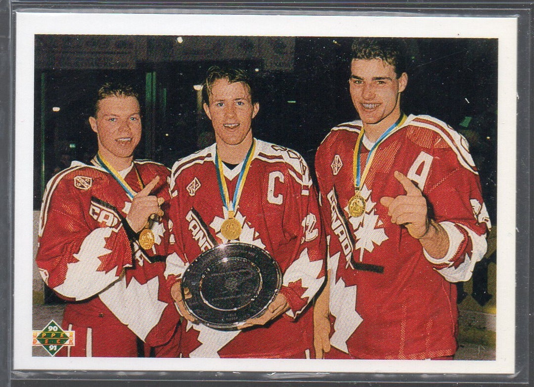 ERIC Lindros/kris Draper/steven Rice 1990 Upper Deck #473 Hockey Card ...