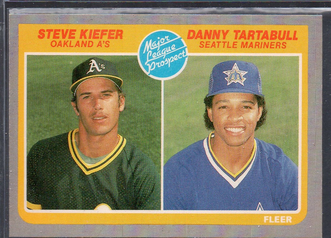 DANNY Tartabull/steve Kiefer RC 1985 Fleer #647 Baseball Card - Etsy