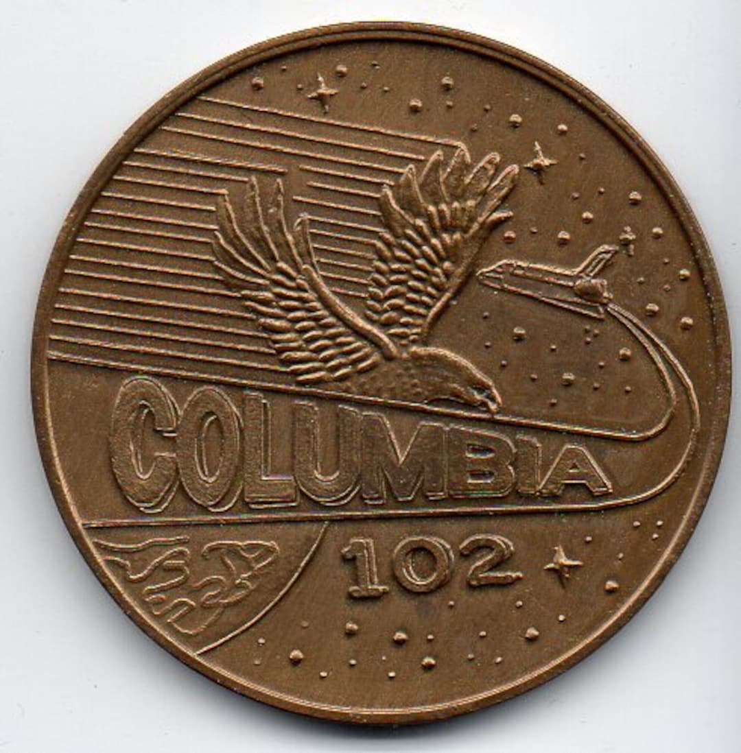 Space Shuttle Columbia 1981 NASA Token Coin - Etsy