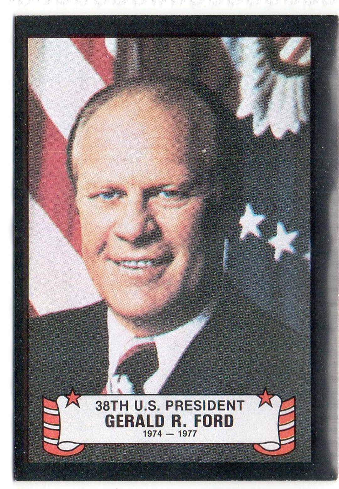 GERALD FORD 1980 Kellogg's Presidents #37 Collectible Card - Etsy