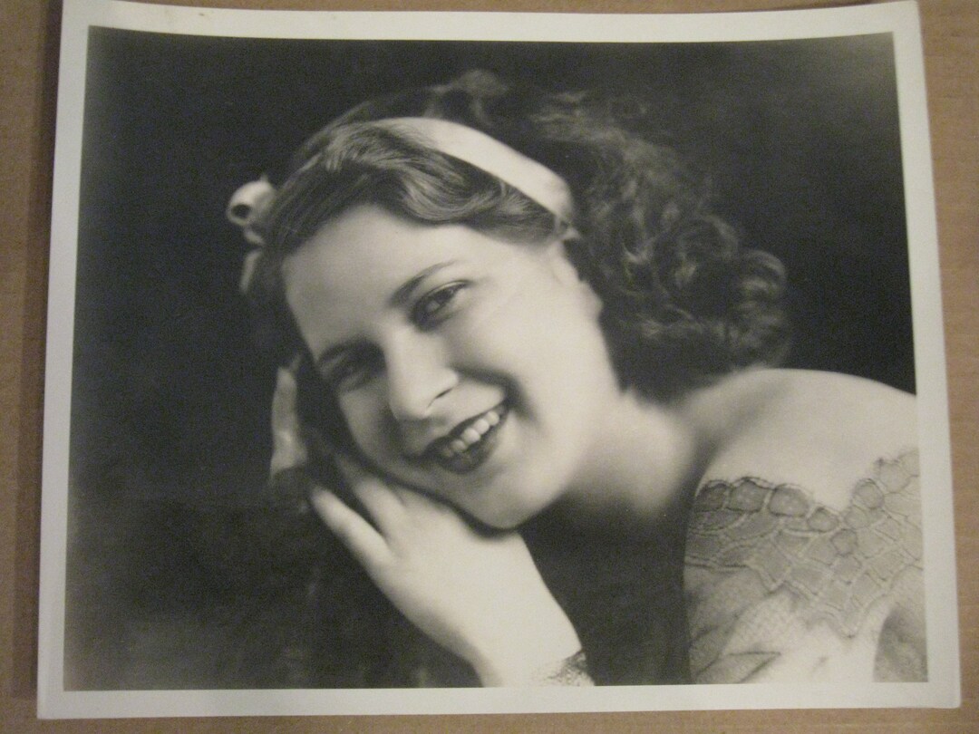 Vintage 1930's Hollywood Actress Souvenir 8x10 Studio Picture - Etsy