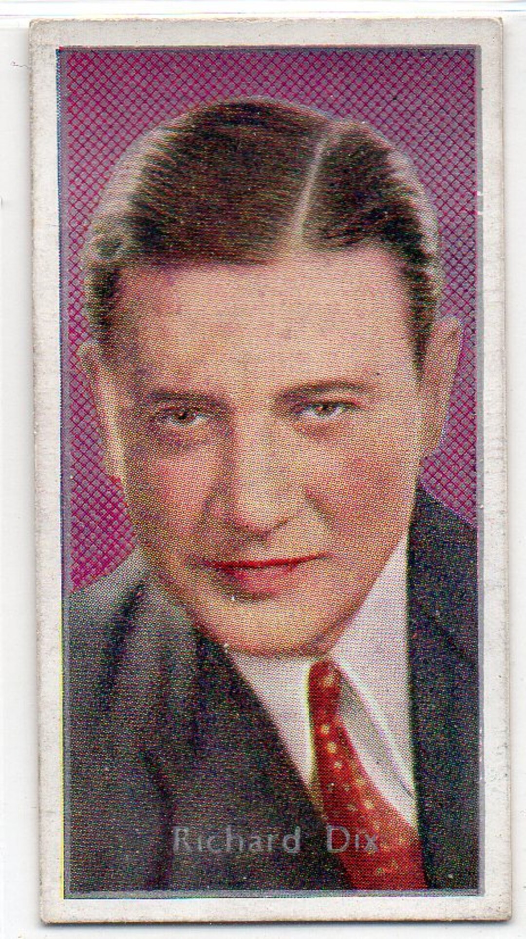 RICHARD DIX 1936 Carreras Film Stars #9 Cigarette Card - Etsy